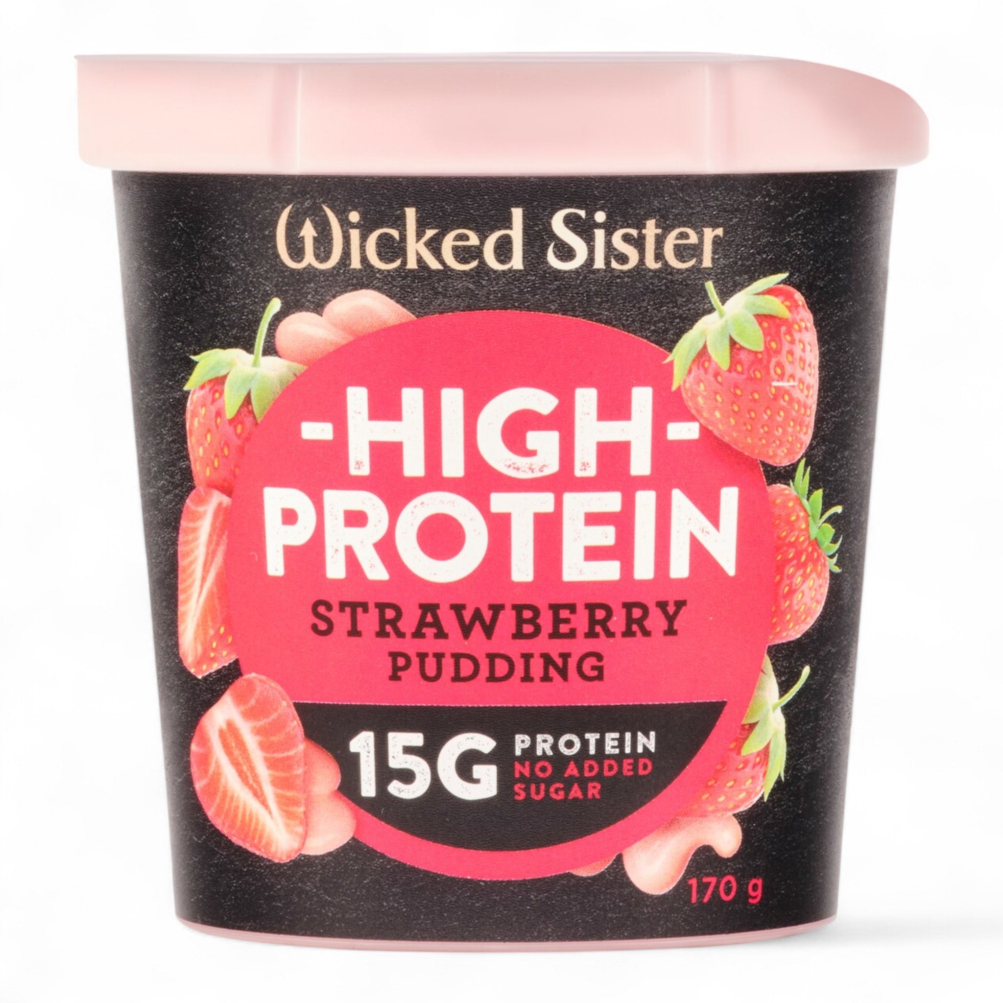 Wicked Sister High Protein Strawberry Pudding 170g – Nourish Me