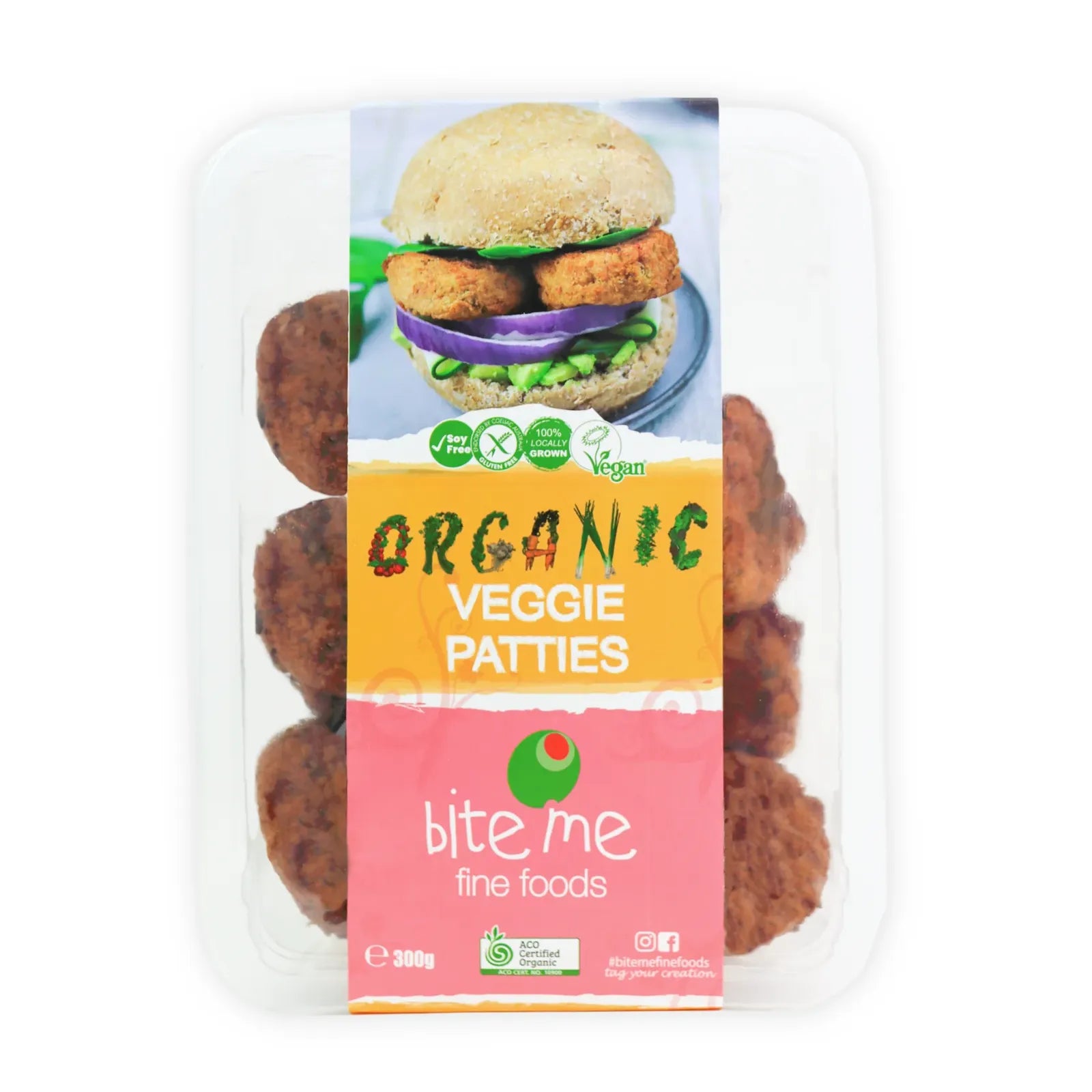 Bite Me Fine Foods Organic Veggie Patties 300g – Nourish Me